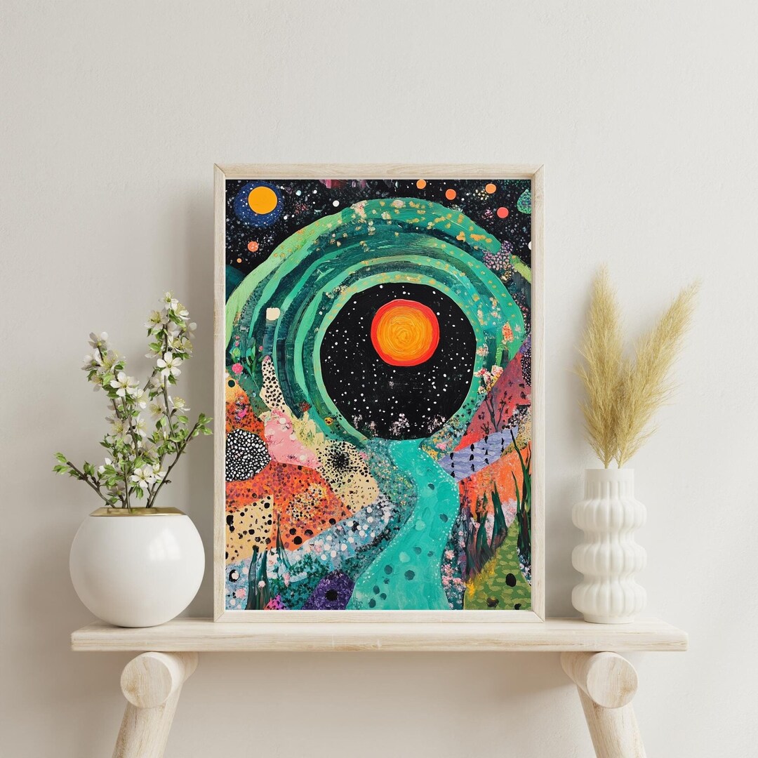 Wormhole by Avery Crane | Surreal Space Art Print | Abstract Cosmic ...