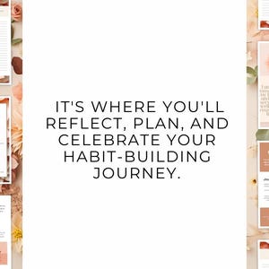 2025 Habit Tracker Digital PDF Printable Personal Development Guided ...