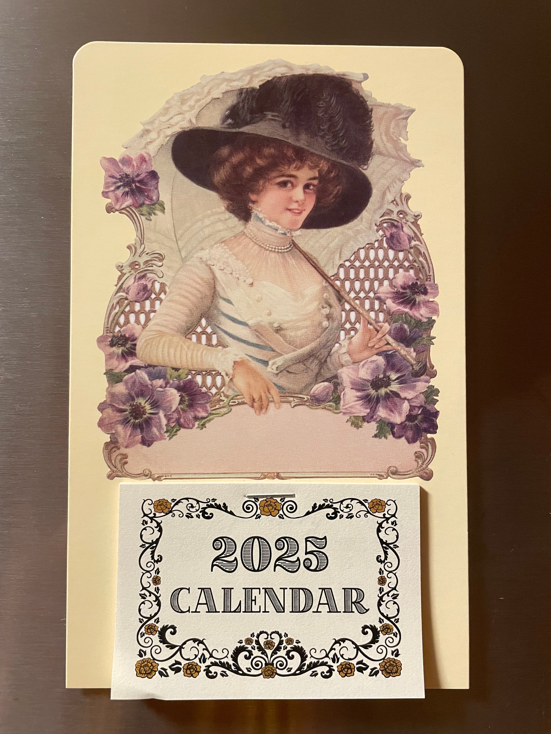 2025 Vintage Mini Calendar With Magnet - Etsy