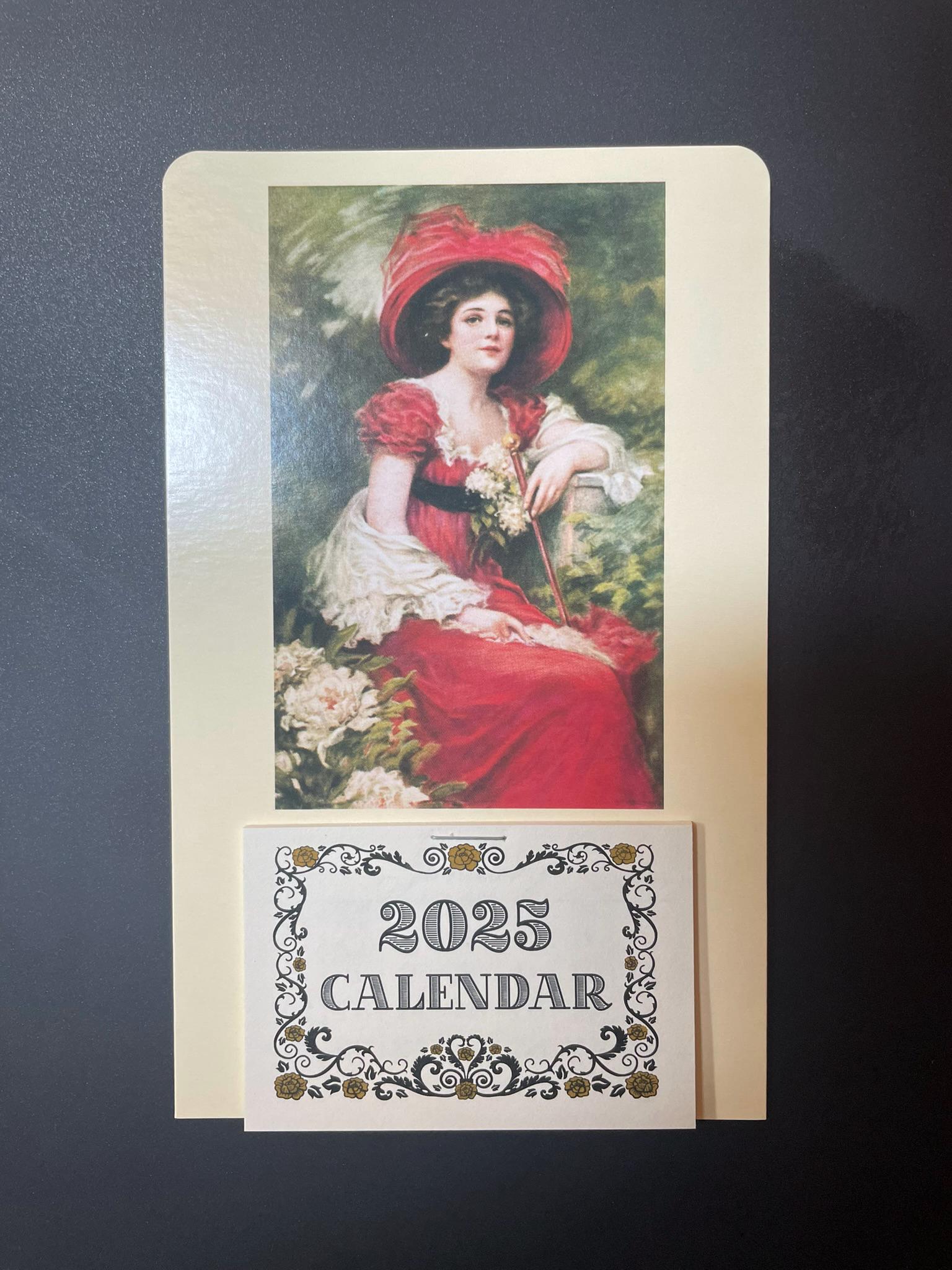 2025 Vintage Mini Calendar With Magnet - Etsy