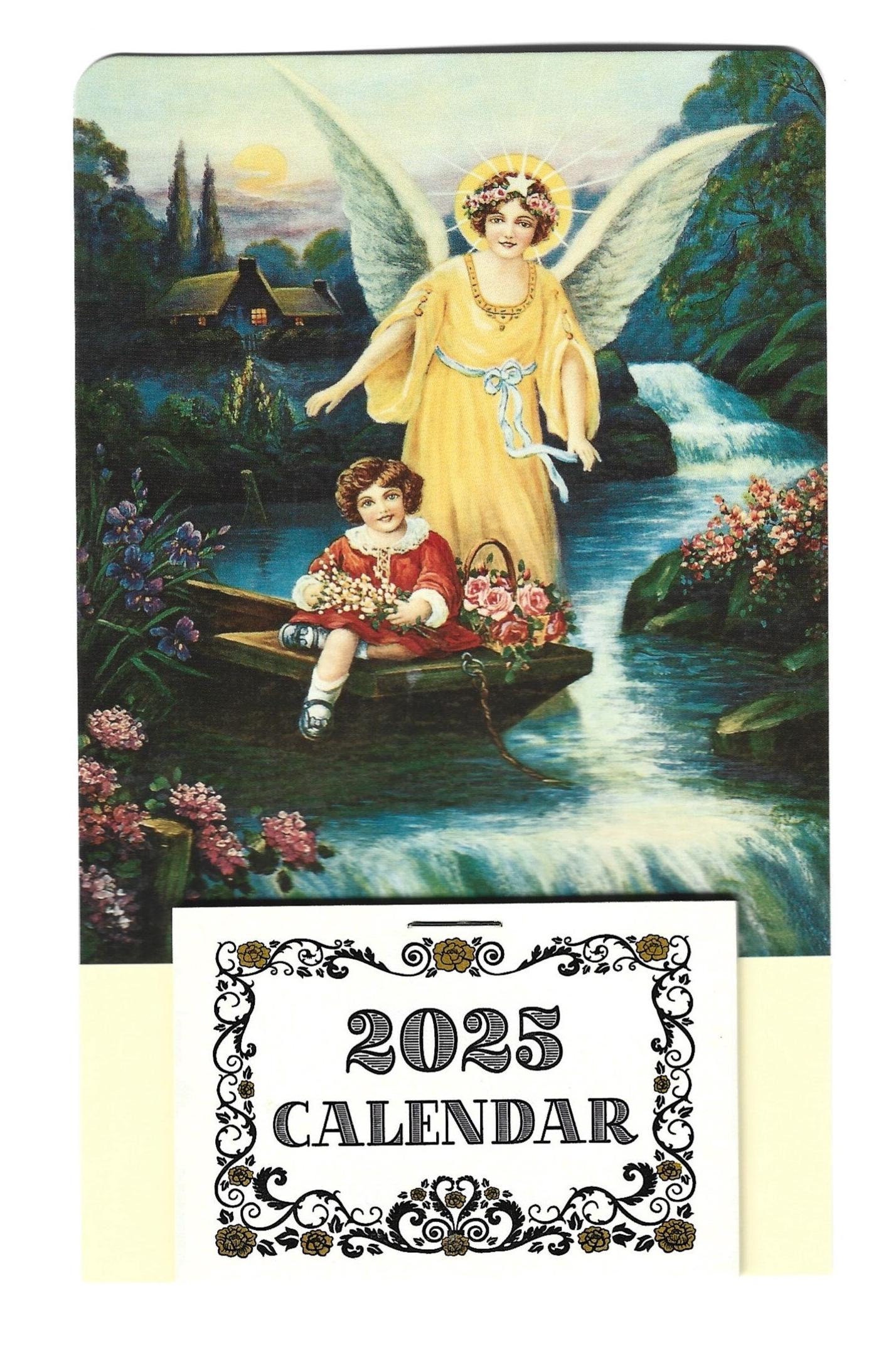 2025 Vintage Mini Calendar With Magnet - Etsy