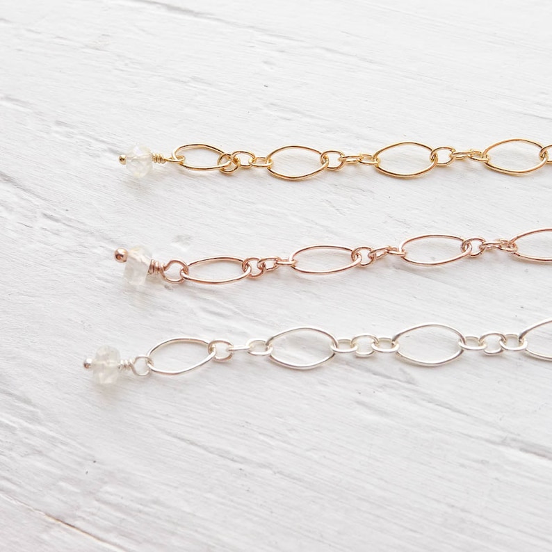 Necklace Extender Sterling Silver Expandable Chain Bracelet - Etsy