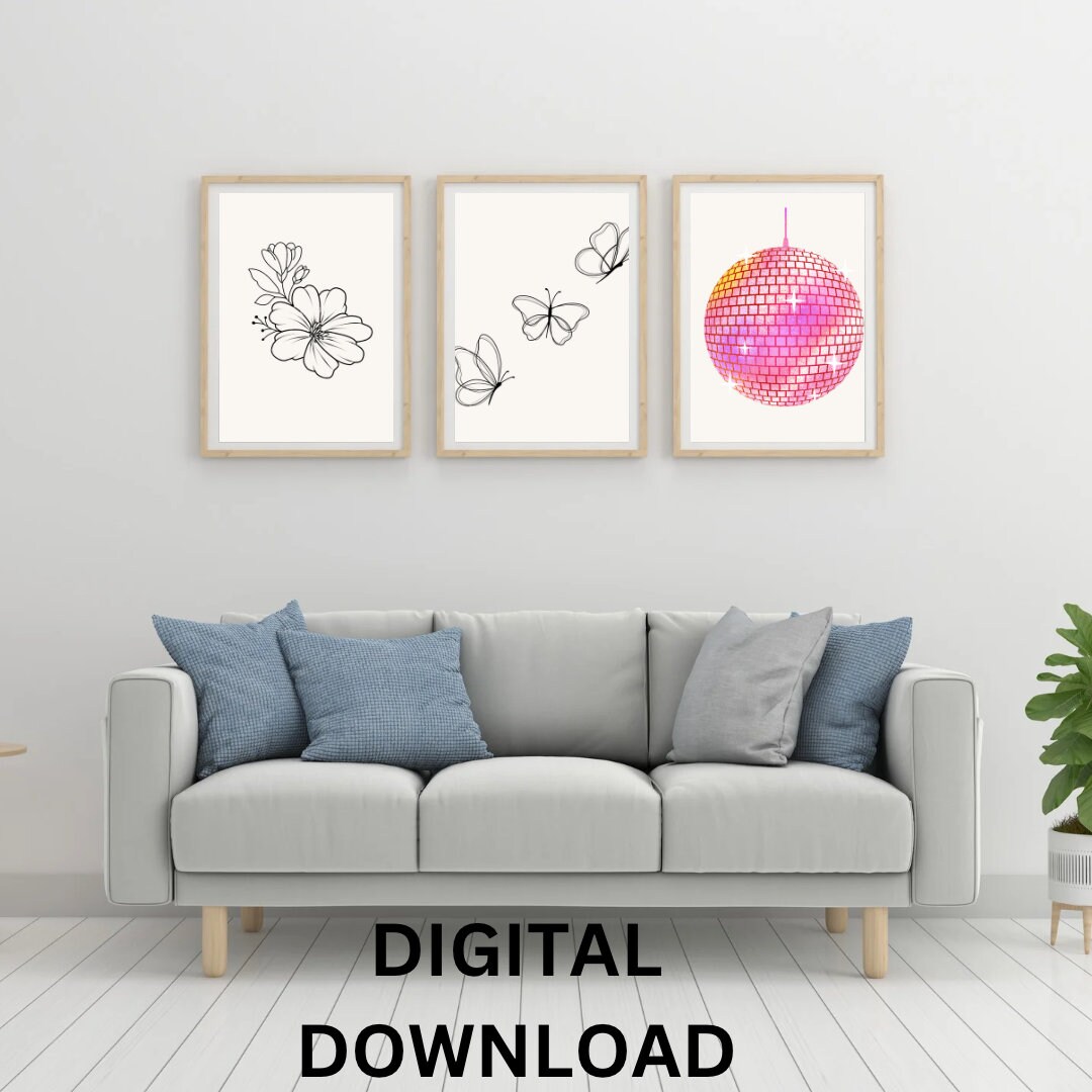 Pink, Coquette , Digital Art, Cards, Wall Hanging - Etsy
