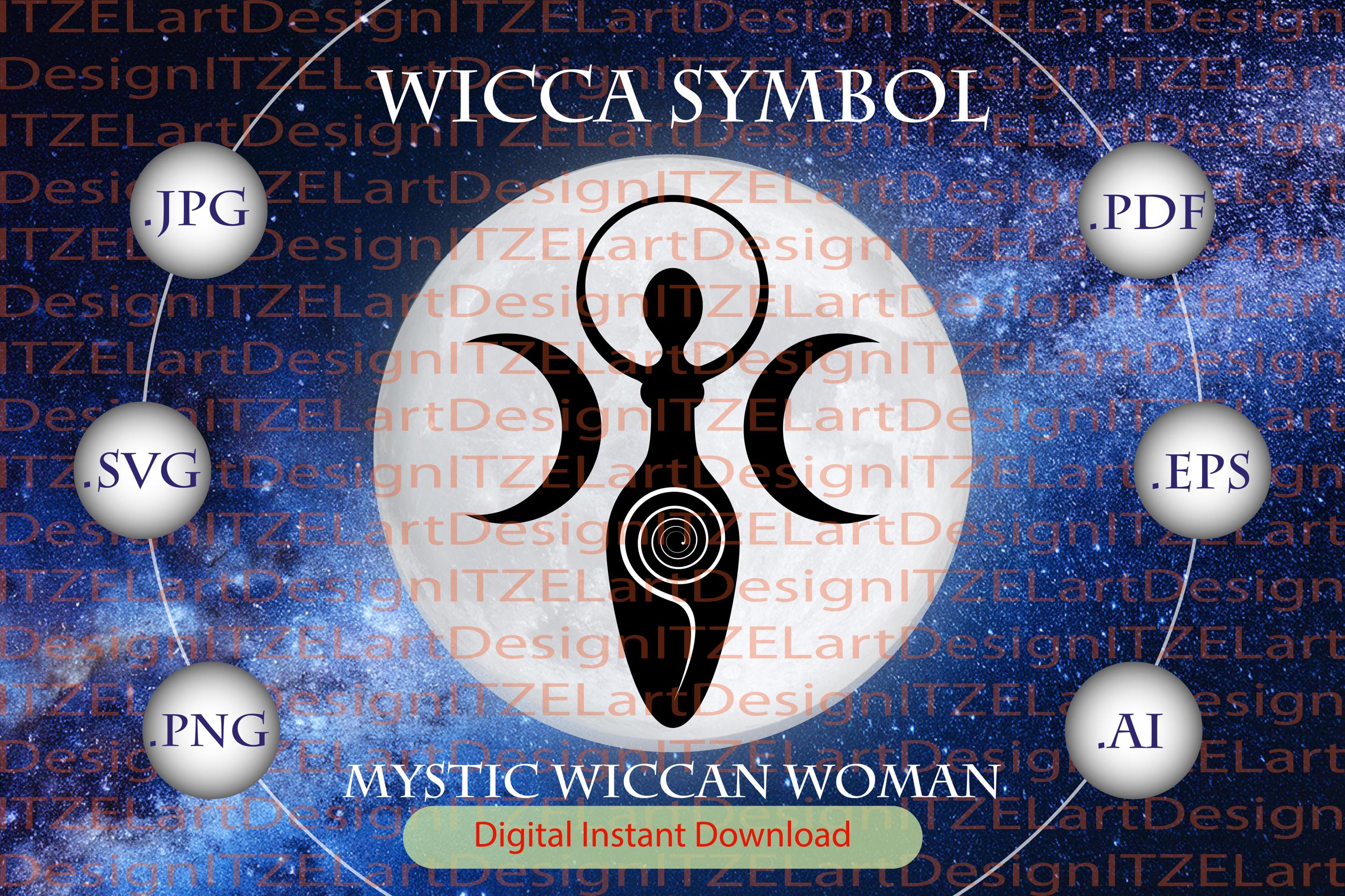 Triple Goddess Spiral Wiccan Woman Logo Icon, Png, Svg, Jpg, Pdf, Eps, Ai Files, Cricut File - Etsy