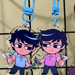 Scott Pilgrim Double Sided Charms/keychains - Etsy