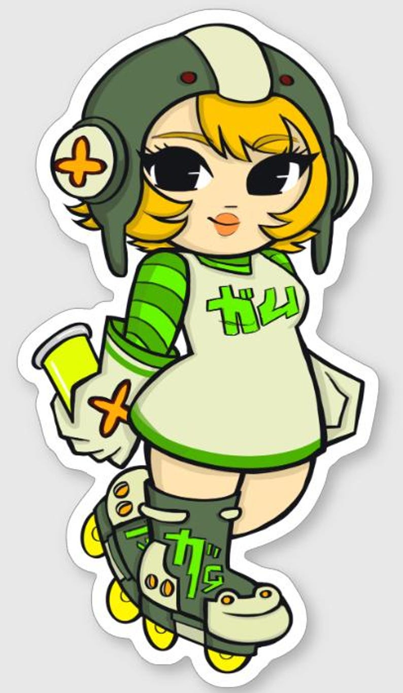Jet Set Radio Chibi Stickers Beat and Gum - Etsy