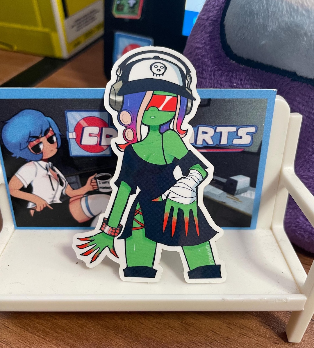 Splatoon Acht (dedf1sh) Sticker - Etsy