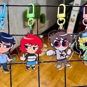 Scott Pilgrim Double Sided Charms/keychains - Etsy
