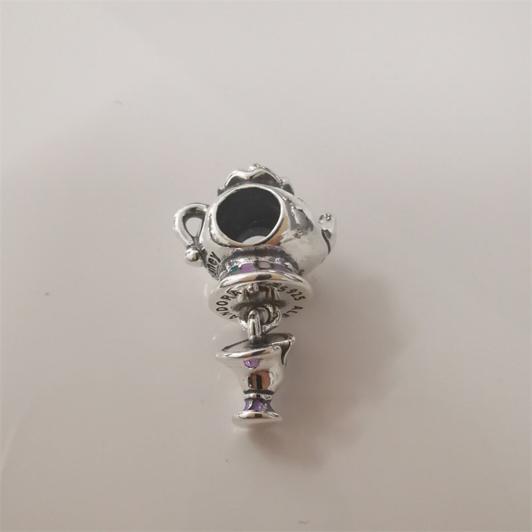Beauty and the Beast Mrs. Potts and Chip Dangle Pandora Charm - Etsy