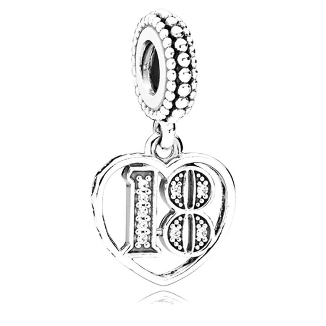 New 18TH Years of Love ANNIVERSARY BIRTHDAY Pendant Charm CZ Gift - Etsy