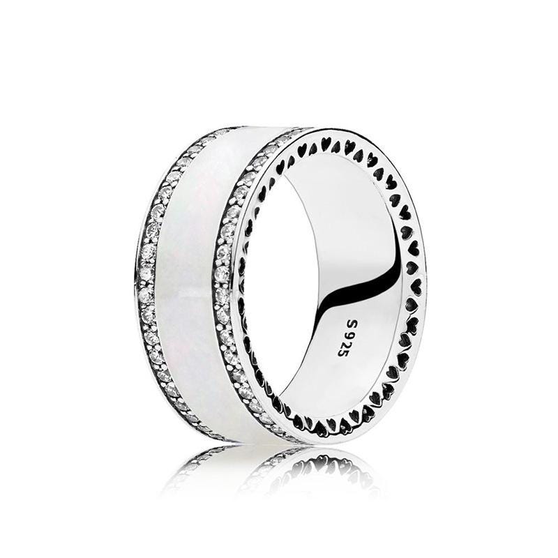 Pandora Enamel Ring Band - Etsy UK