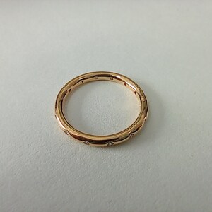 PANDORA Gold DROPLETS SPARKLING Cz Ring New - Etsy