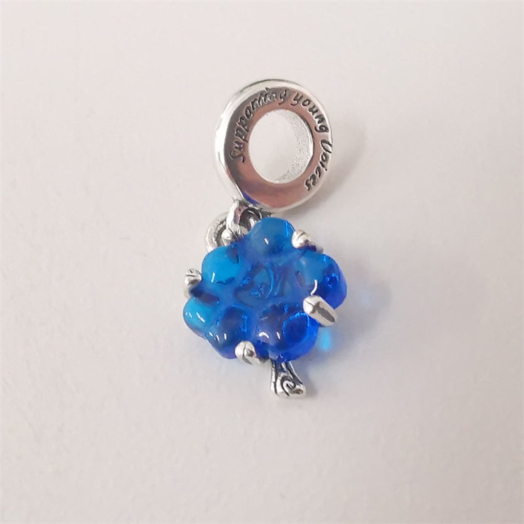 Pandora Blue Murano Glass Family Tree Dangle Charm - Etsy