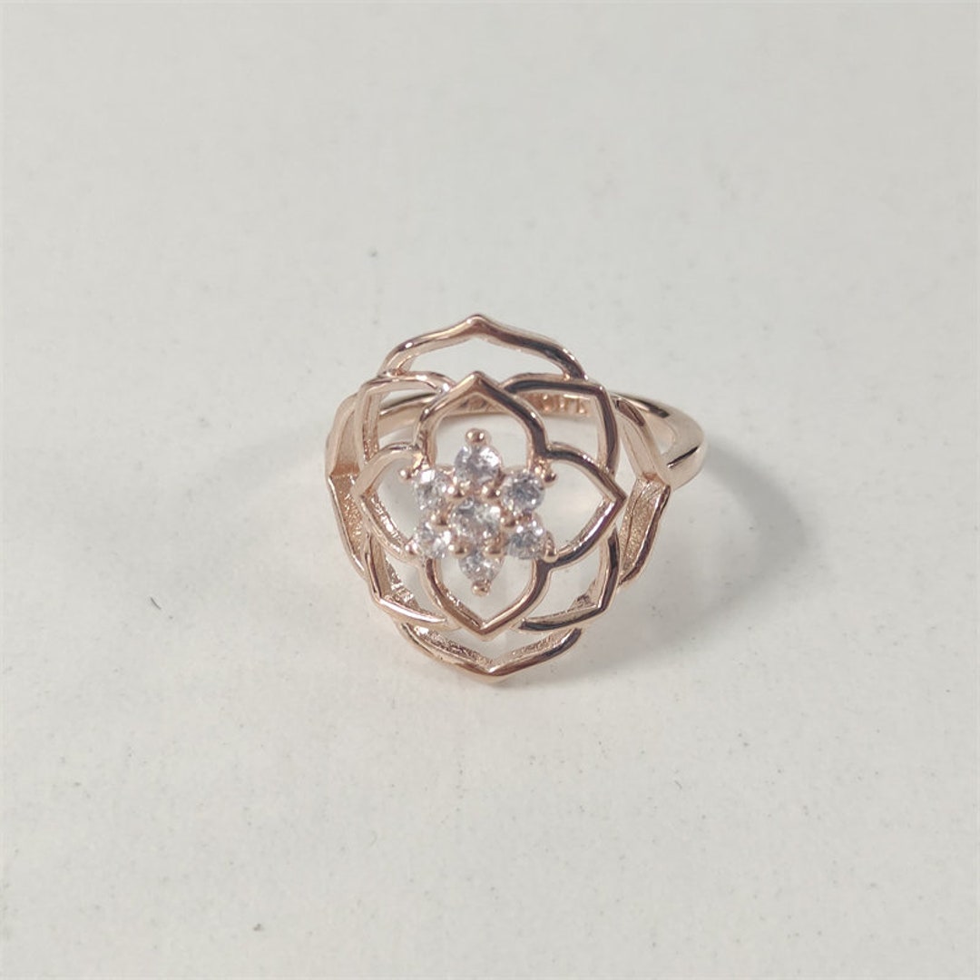 Pandora Rose Petals Statement Ring - Etsy