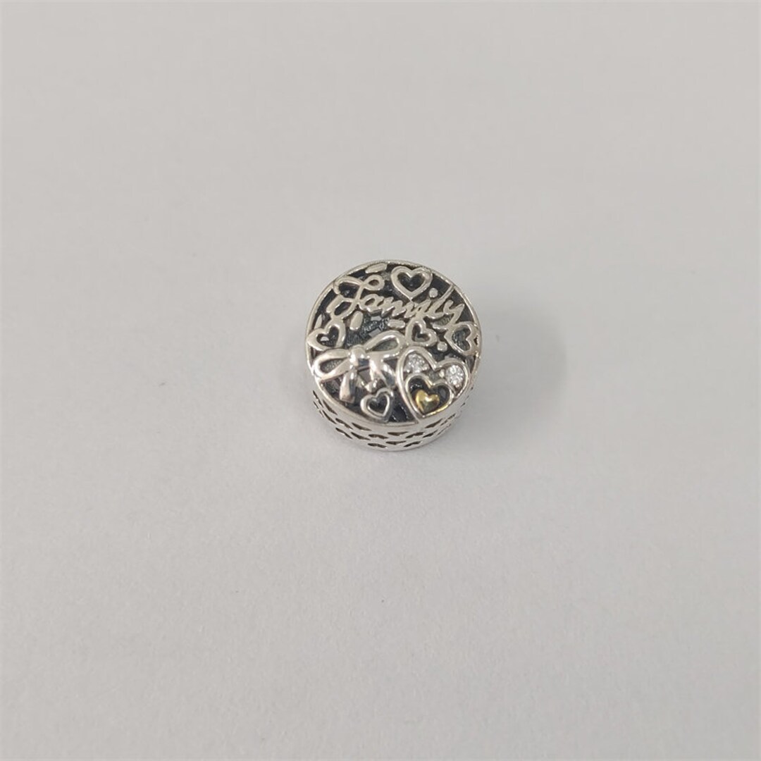 Pandora Charm 2-tone Family Tribute - Etsy