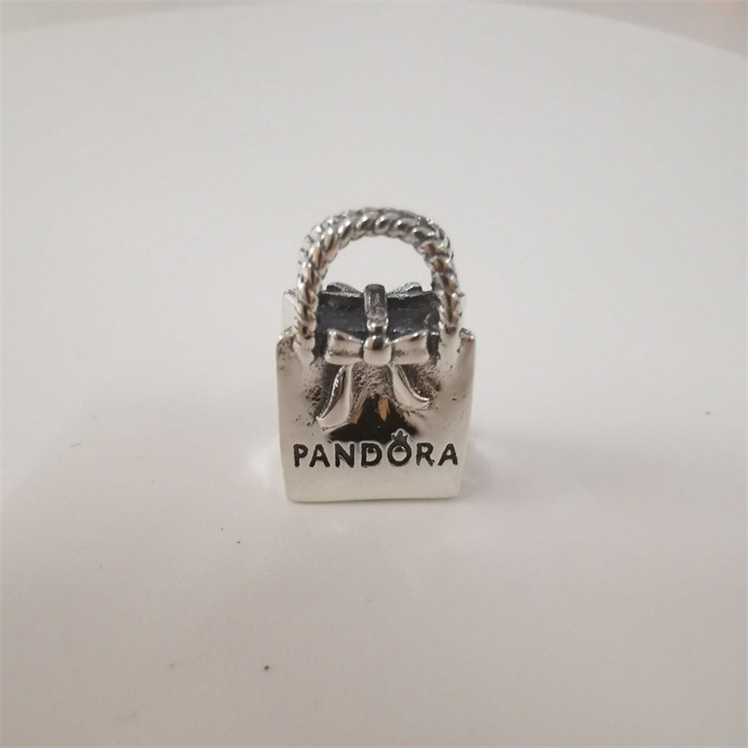 Pandora Shopping Bag Charm Silver S925 ALE - Etsy