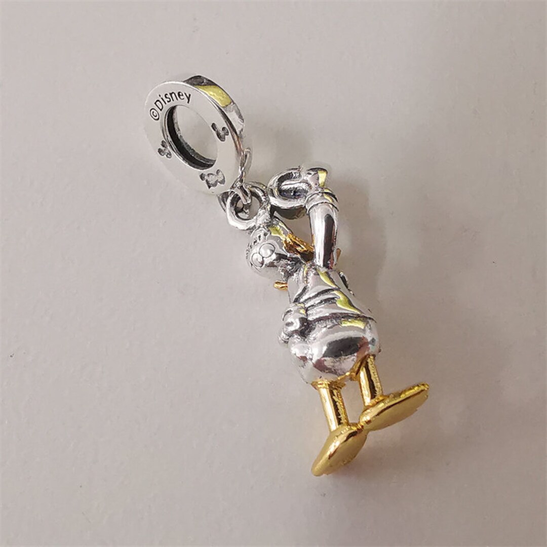 Pandora 100th Anniversary Donald Duck Lab-grown Diamond Dangle Charm - Etsy