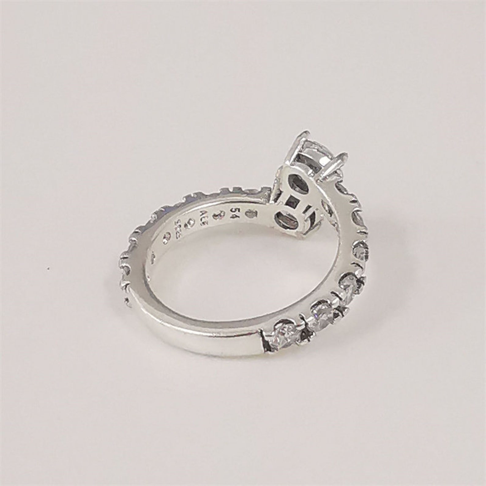 Pandora Sparkling Overlapping Band Ring Size 50-58 - Etsy
