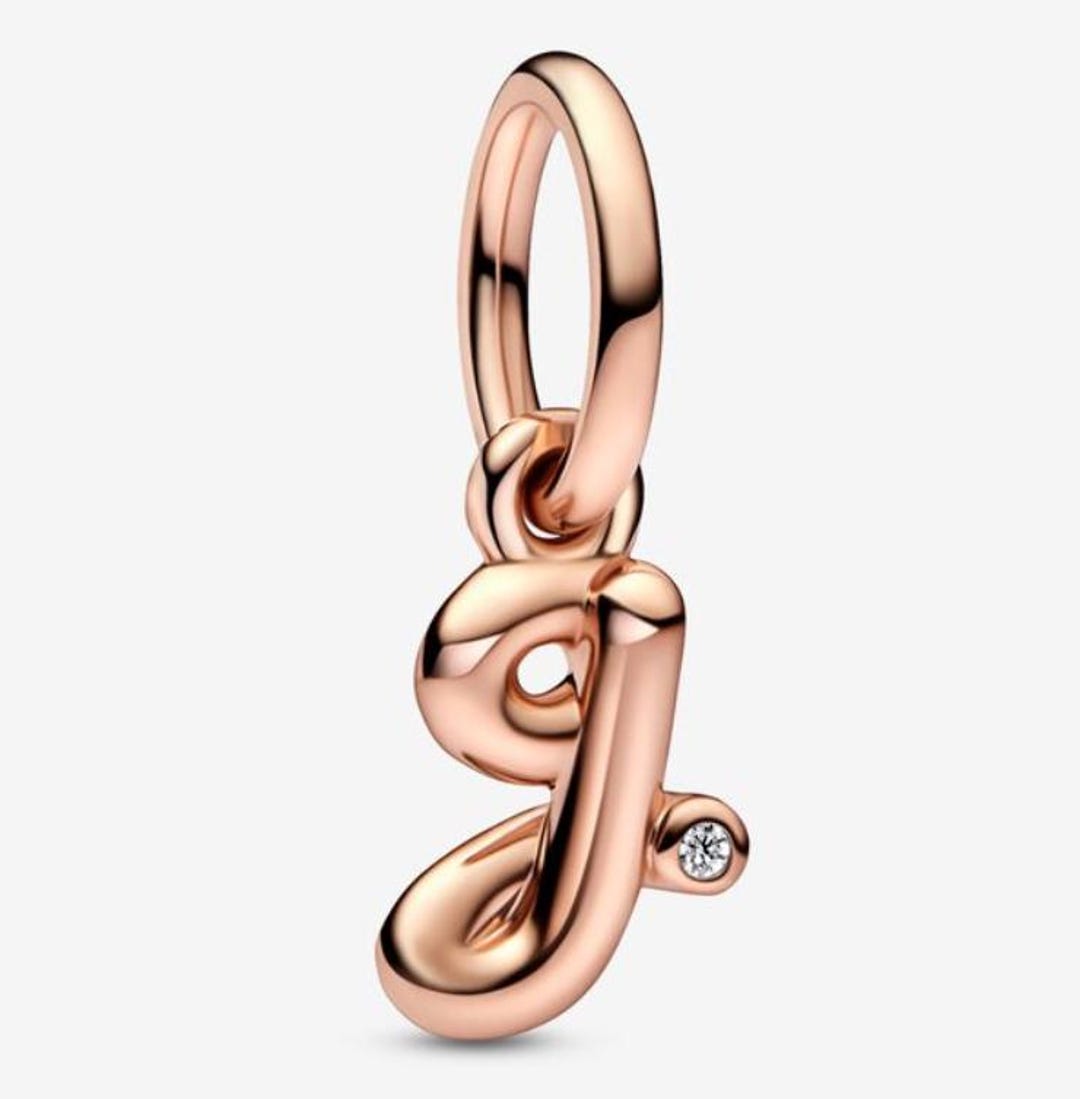 Pandora Moments Letter G Script Alphabet Kirjainkoru Hela - Etsy