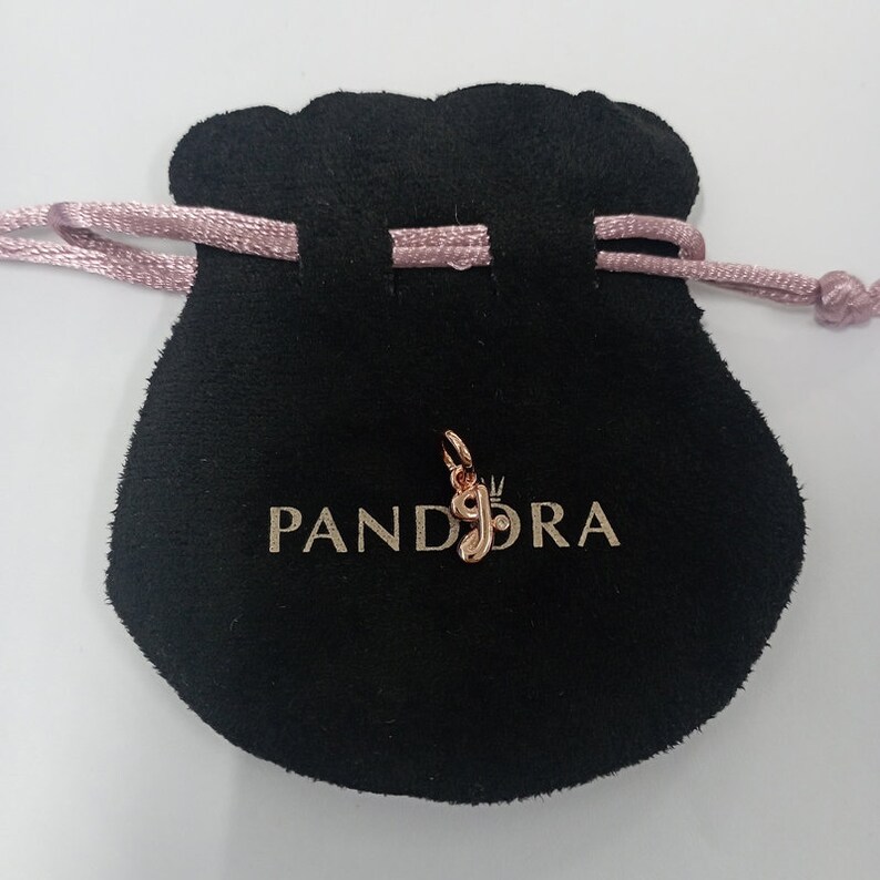 Pandora Moments Letter G Script Alphabet Kirjainkoru Hela - Etsy