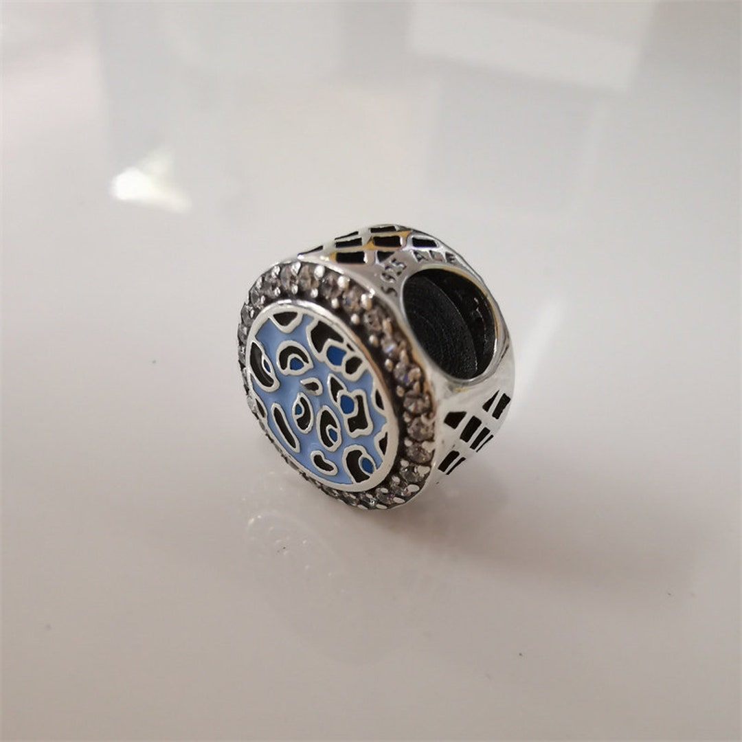 Pandora Blue Leopard Print String - Etsy
