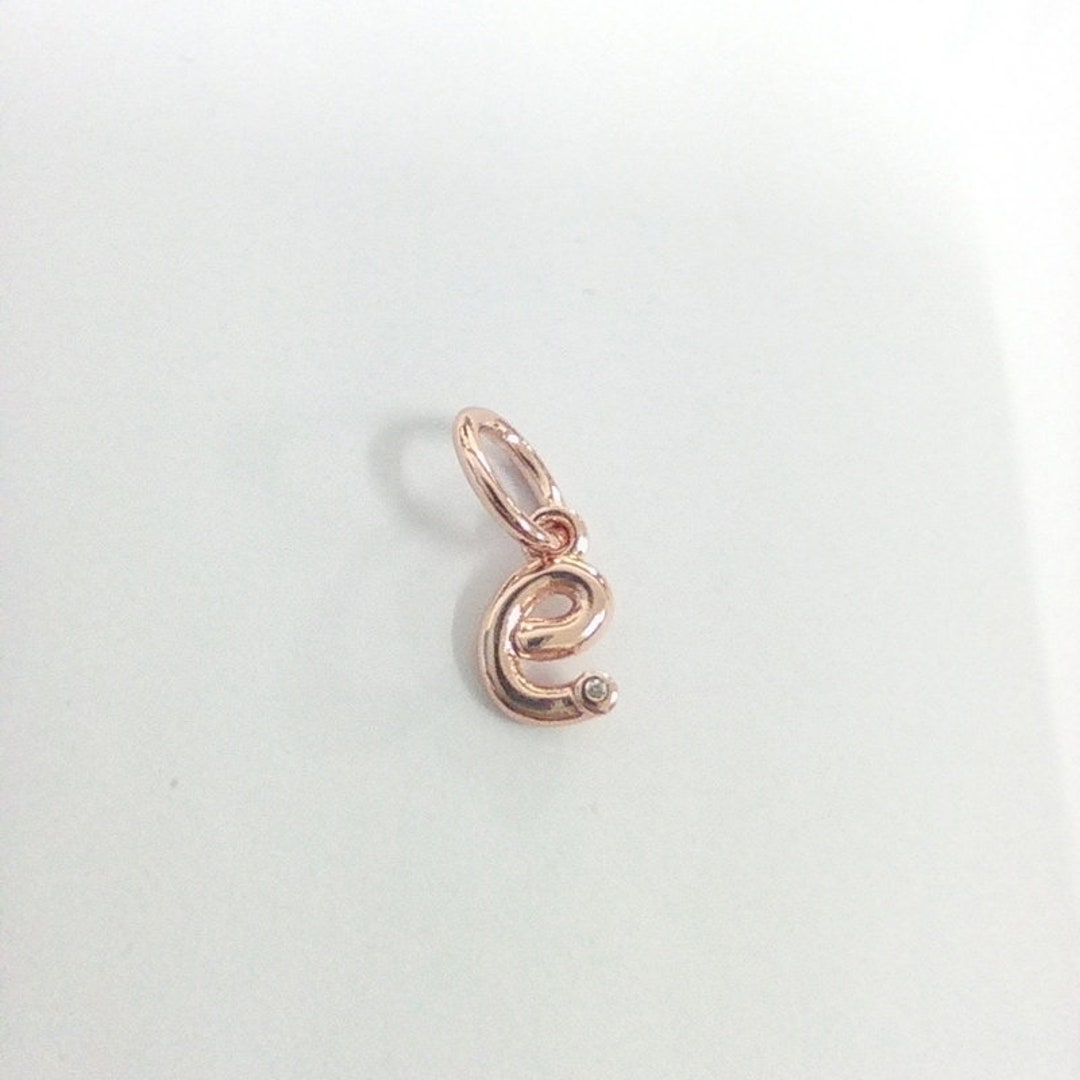 Pandora Moments Letter E Script Alphabet Kirjainkoru Hela - Etsy