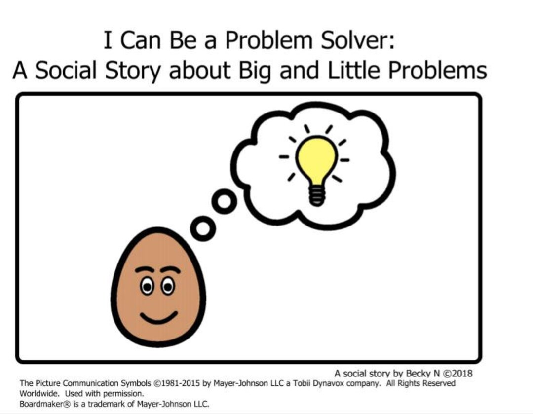 I Am a Problem Solver Social Narrative and Sorting Activity - Etsy