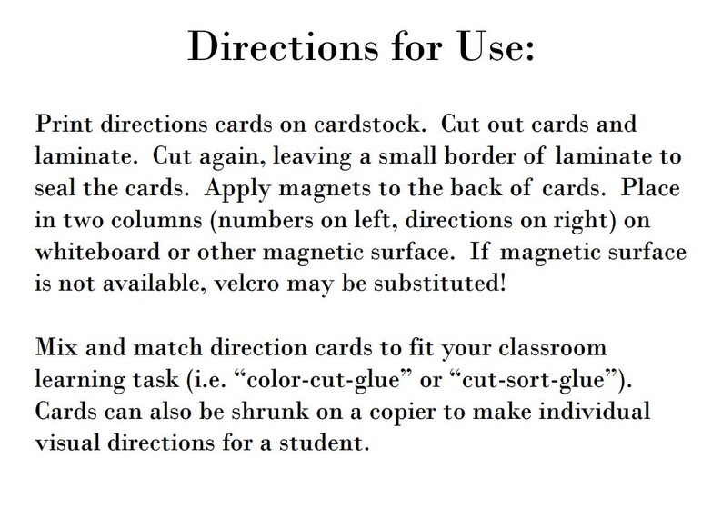 Visual Directions - Etsy