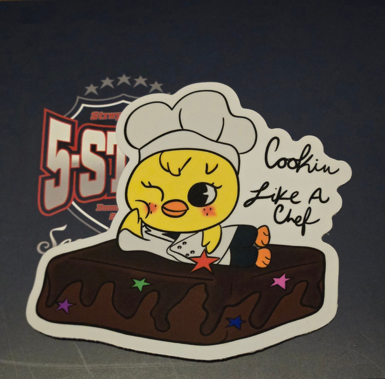 Straykids SKZOO Bbokari Brownie Chef Vinyl Sticker - Etsy