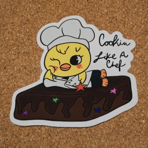 Straykids SKZOO Bbokari Brownie Chef Vinyl Sticker - Etsy