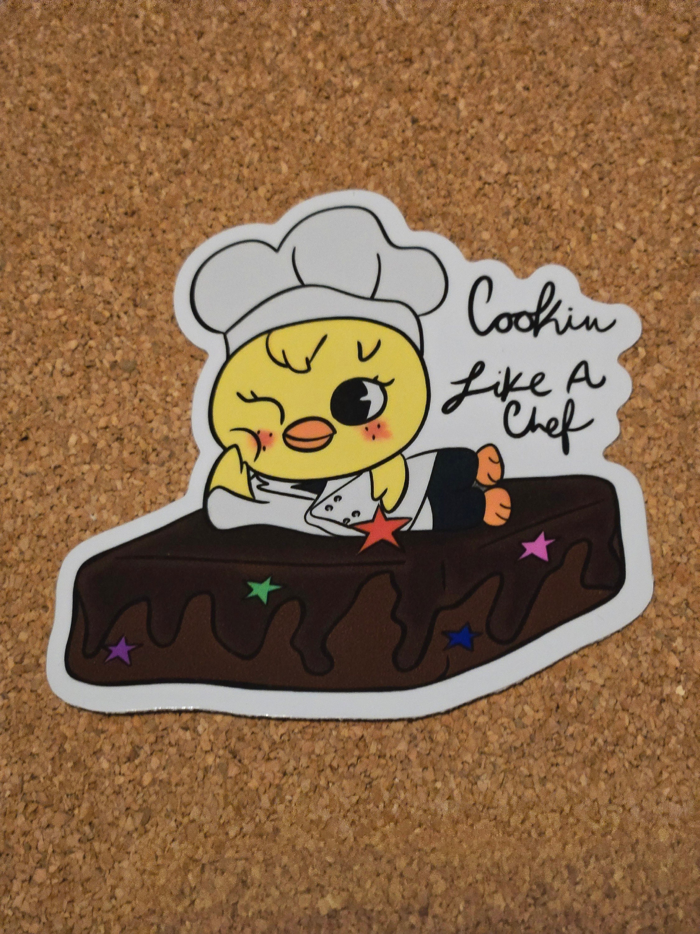 Straykids SKZOO Bbokari Brownie Chef Vinyl Sticker - Etsy