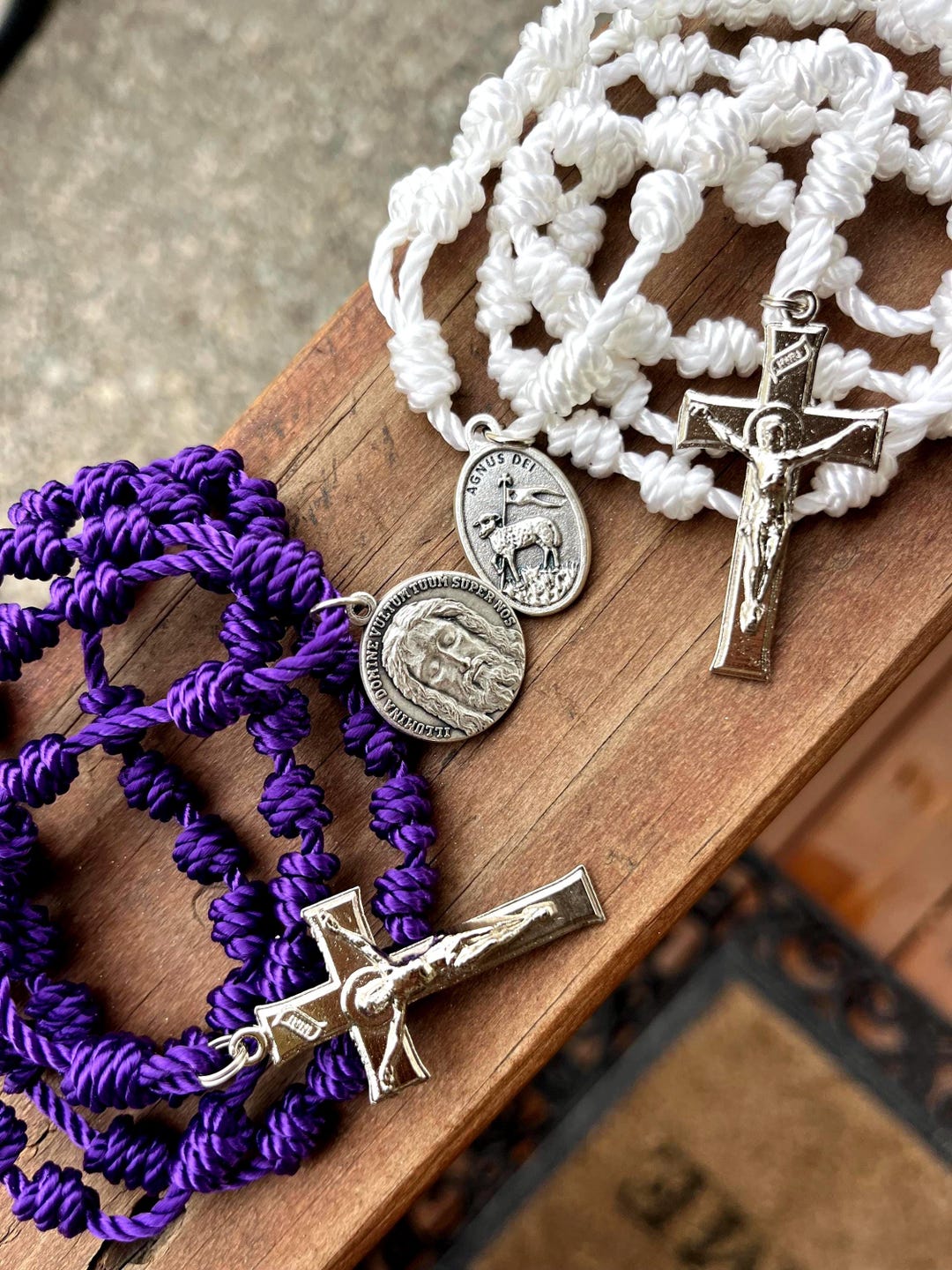 Lent/easter Cord Rosary Bundle - Etsy