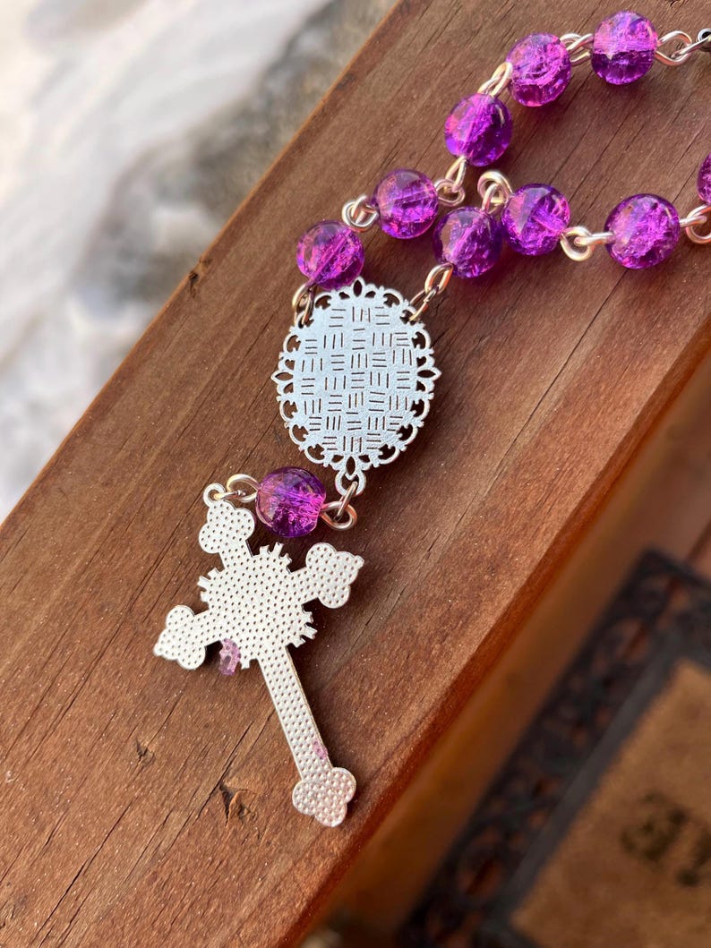 Lenten, Our Lady of Sorrows Car/pocket Rosary - Etsy