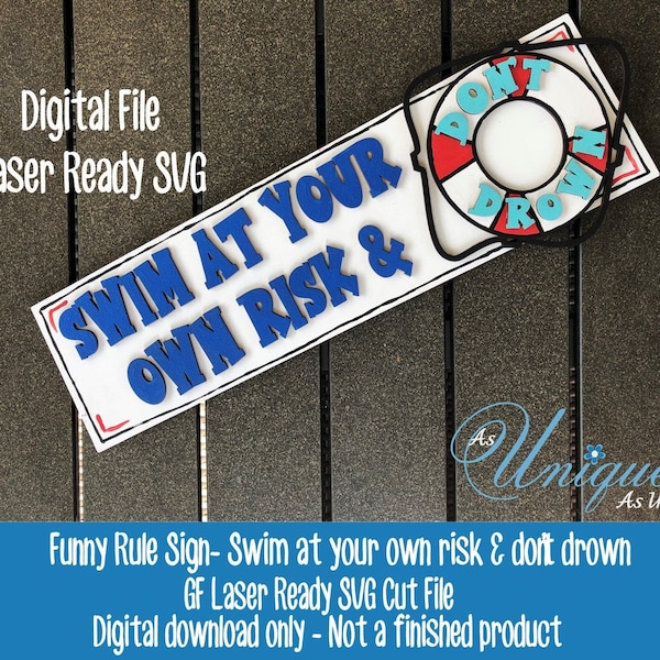 Pool Rules - Etsy