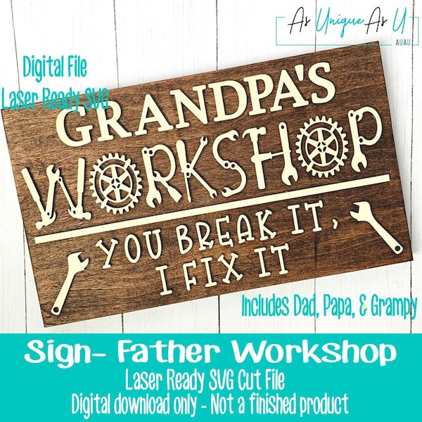 Workshop Sign - Etsy