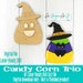 Laser SVG Cut File, Candy Corn Bat, Candy Corn Witch, Candy Corn ...