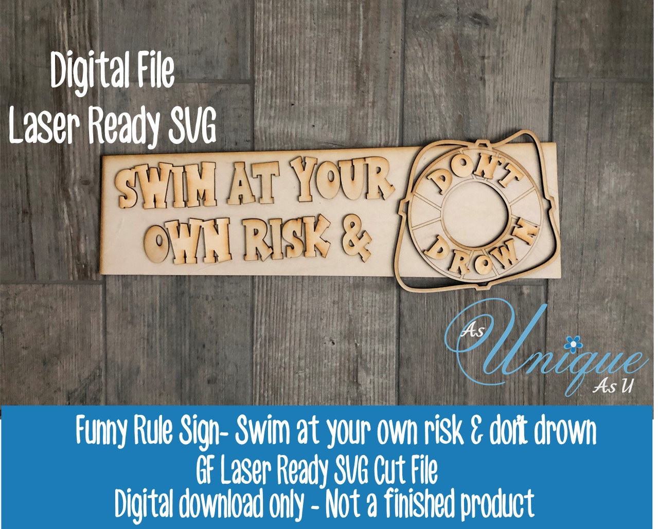 Laser SVG Cut File, Pool Rules Tiki Tower, Pool Rules, Patio Signs ...