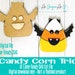 Laser SVG Cut File, Candy Corn Bat, Candy Corn Witch, Candy Corn ...