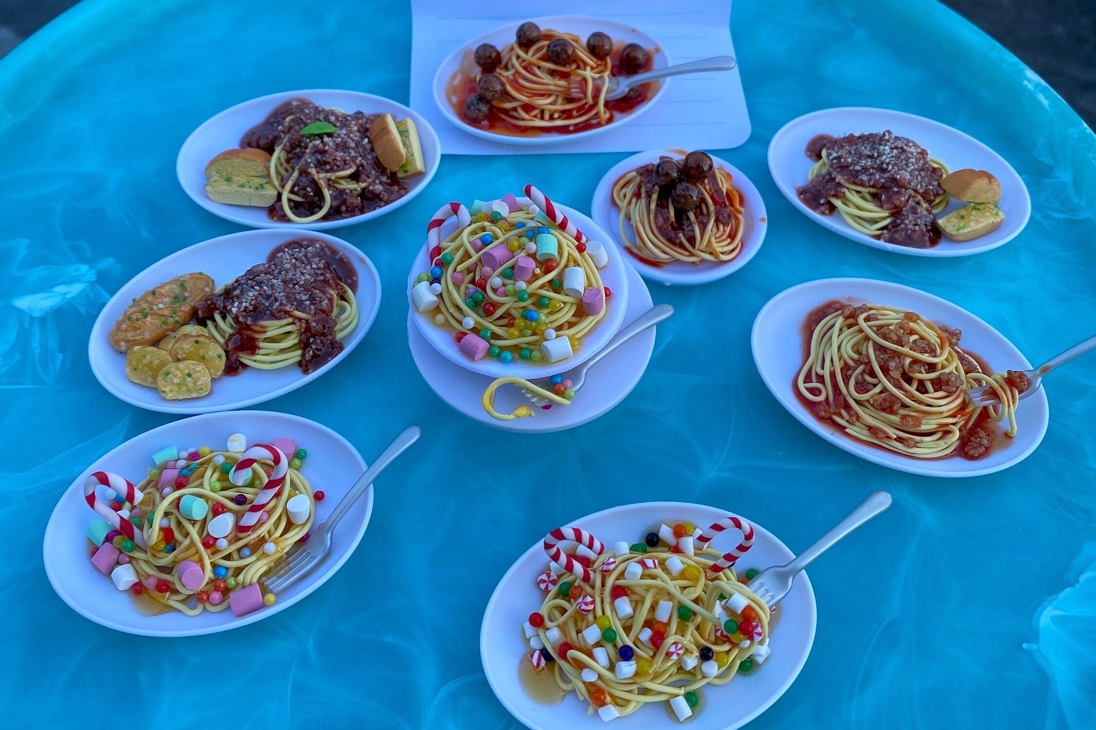 Miniature Polymer Clay Spaghetti Noodles - Etsy