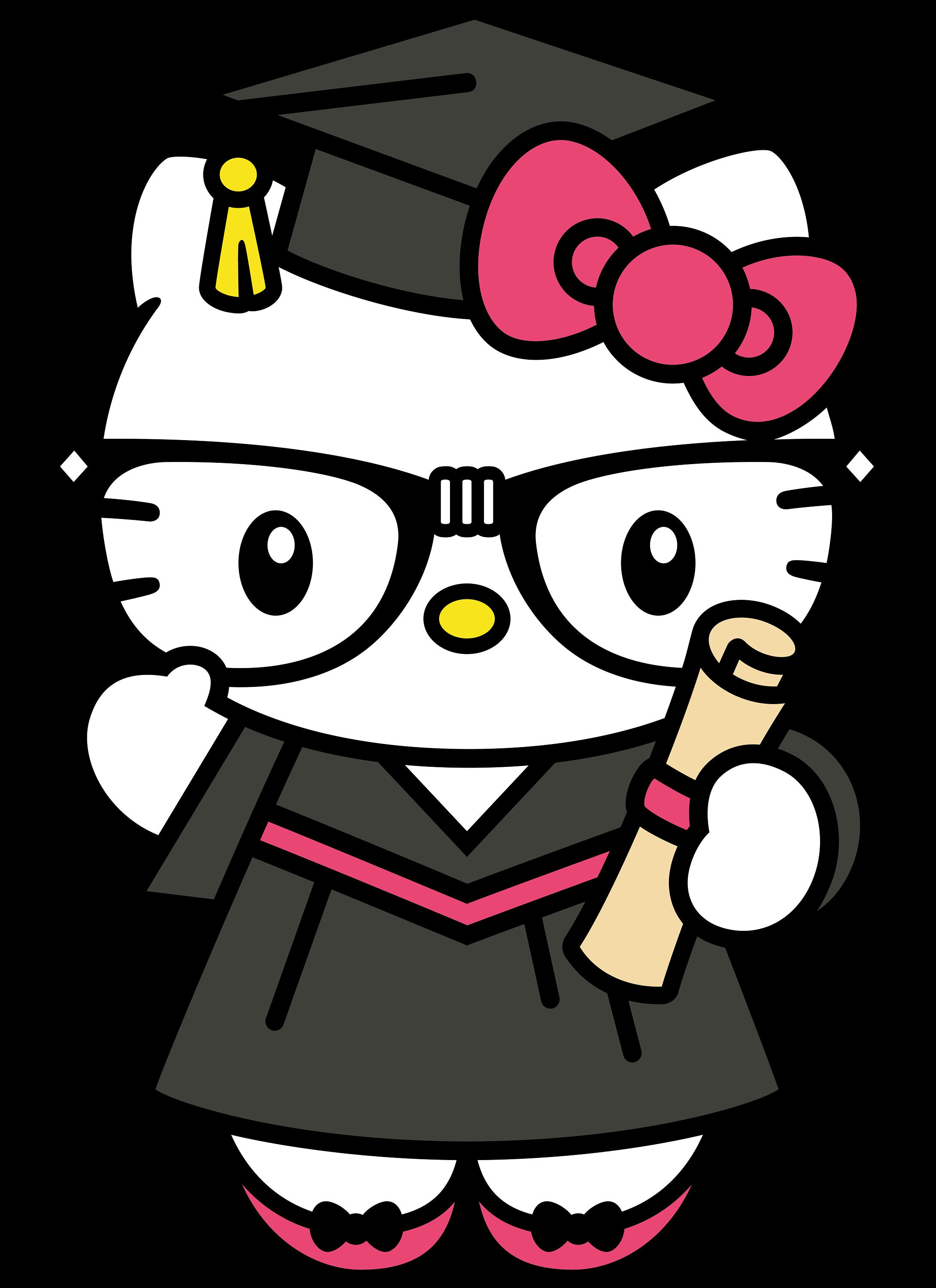 Hello Kitty Graduation Topper - Etsy