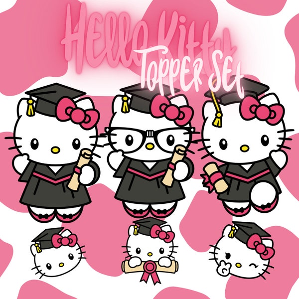 Hello Kittys Graduation - Etsy
