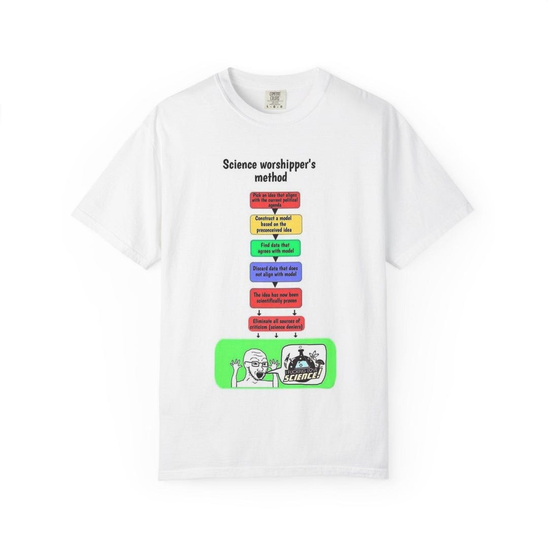 Soyjak Wojak Science Worshipper's Method Meme T-shirt - Etsy