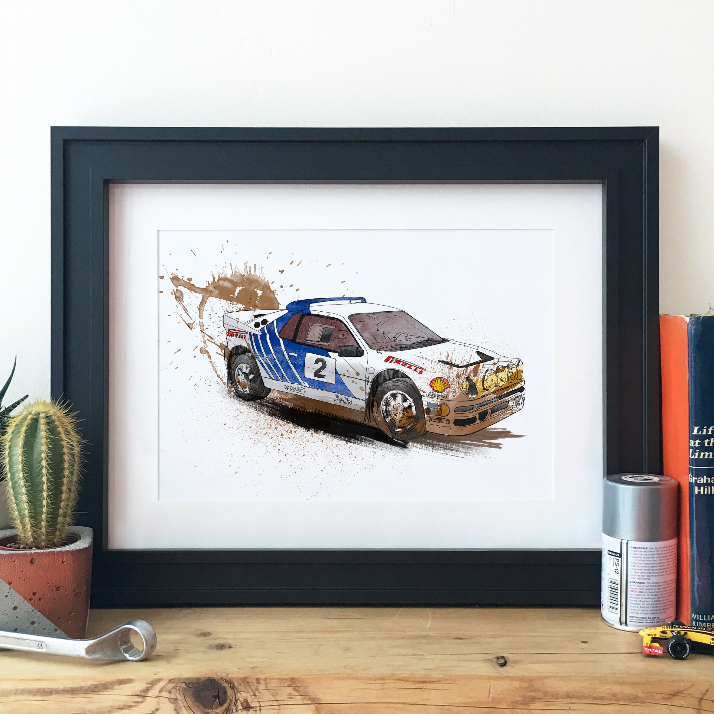 Ford Rs200 Rally Car Illustration - Etsy