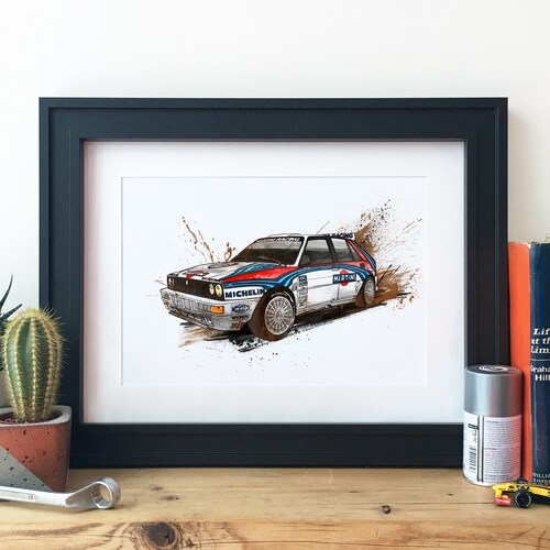 Lancia Delta S4 group B Poster All Size A4-B1 Rally - Etsy