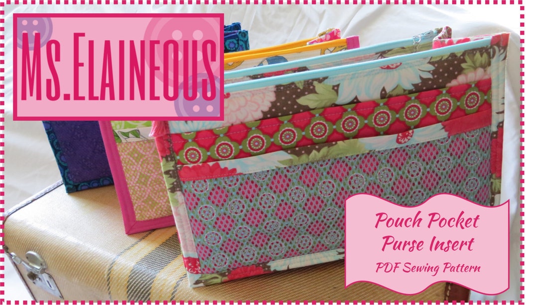 Purse Organizer Pattern, Purse Organizer Insert Pattern, Purse Insert ...
