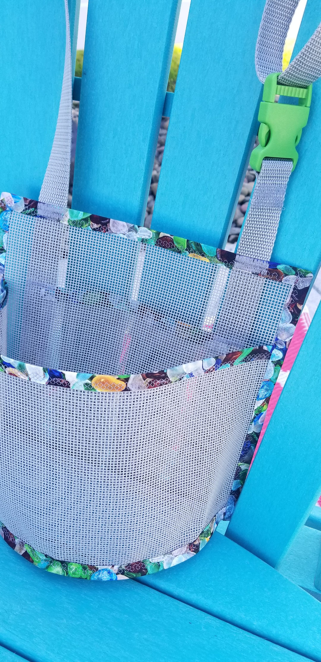 Beach Glass Hunting Bag, Shell Collecting Bag, Rock Collecting Bag, Sea ...