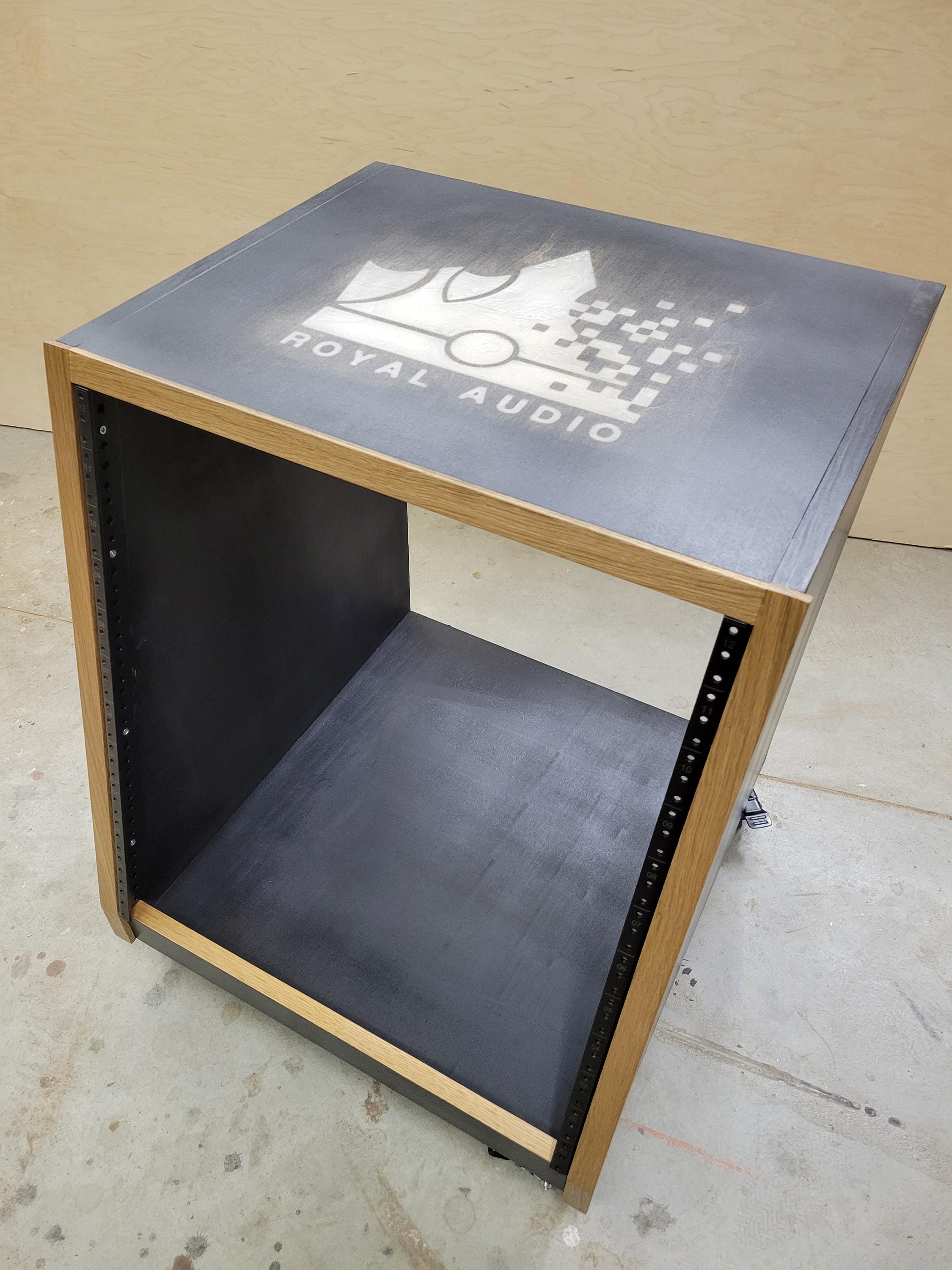 12U Studio Cabinet, Custom Studio Rack, Audio Rack Cabinet ...