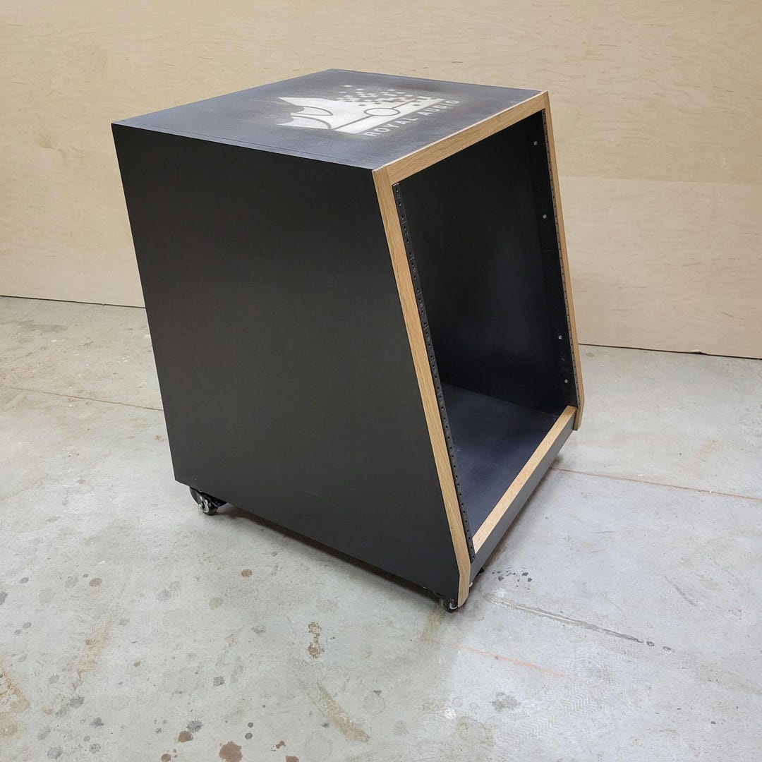 12U Studio Cabinet, Custom Studio Rack, Audio Rack Cabinet ...