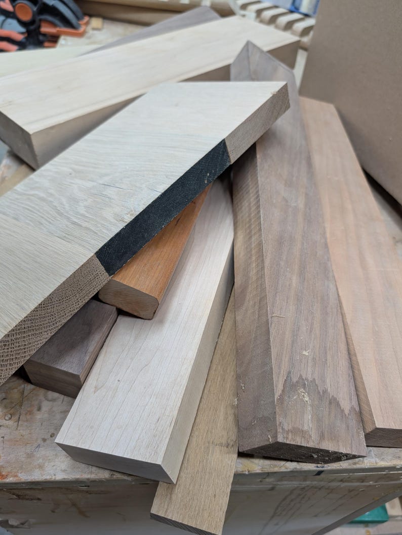 Hardwood Scrap Box 30–40 Lb | White Oak, Walnut, Maple, Cherry ...