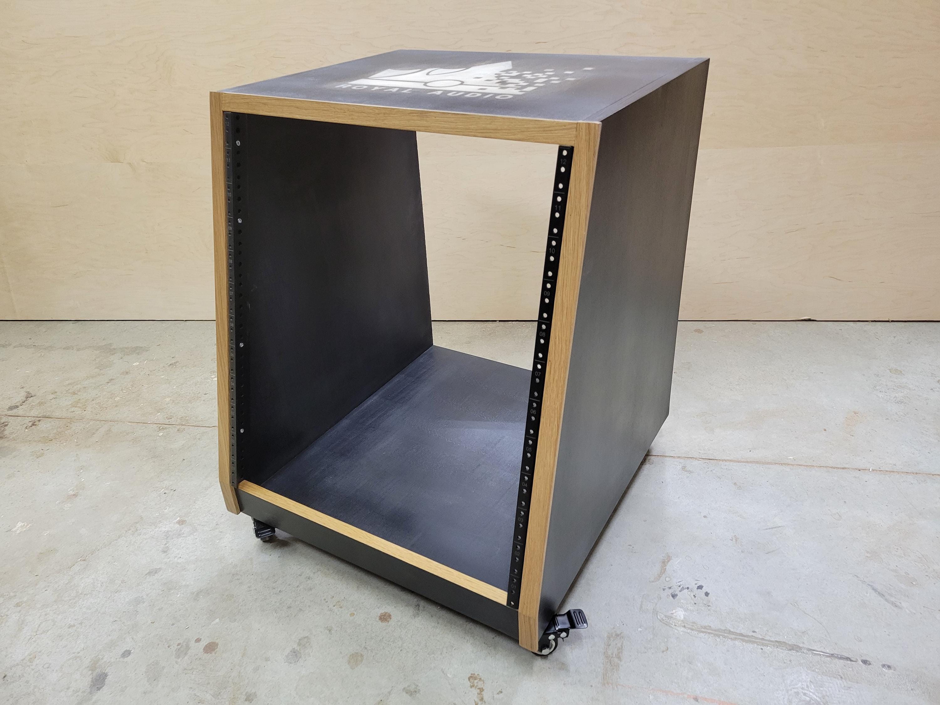 12U Studio Cabinet, Custom Studio Rack, Audio Rack Cabinet ...